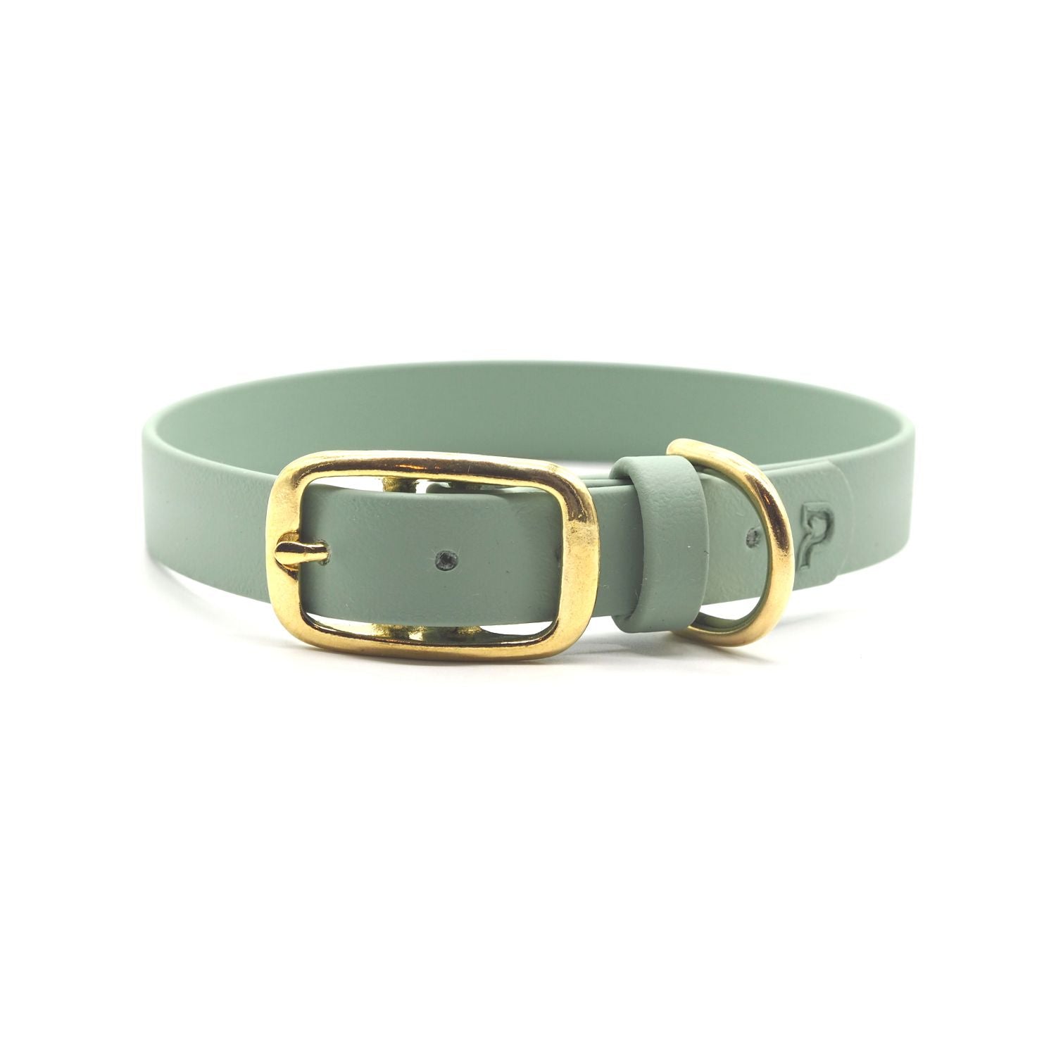 Waterproof Biothane Dog Collar in Sage | PAWSOME